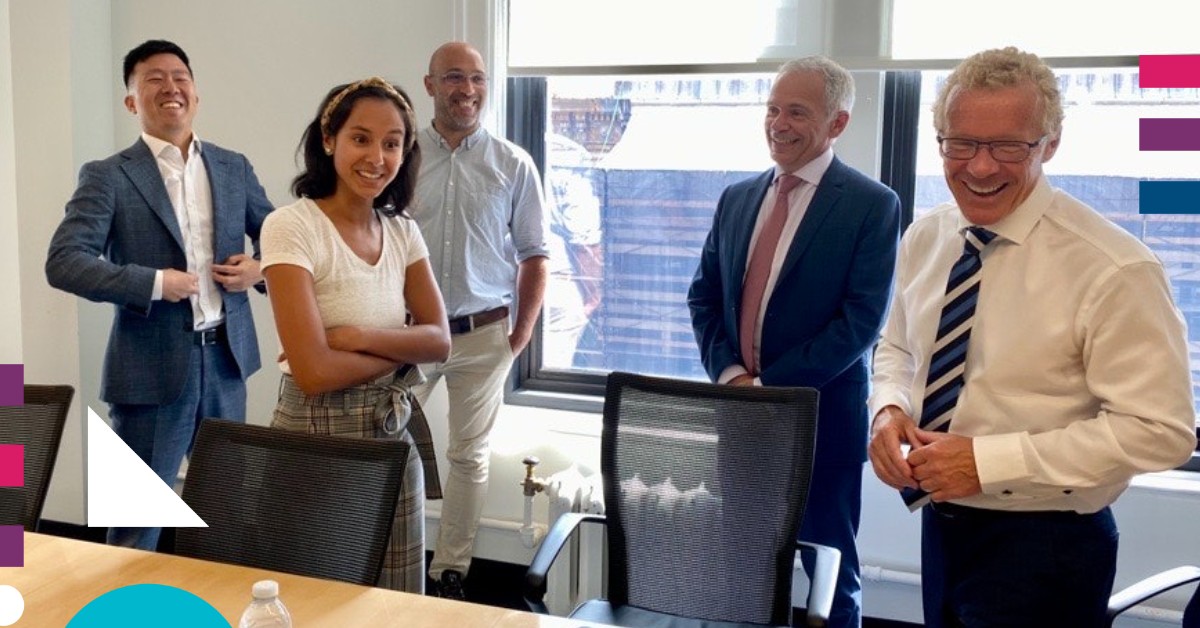 Minister Jean Boulet meets international talent